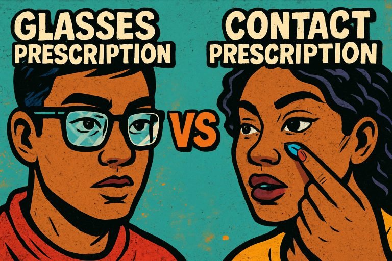 Contact Lens Vs Glasses Prescription Differences: 3 Simple Examples